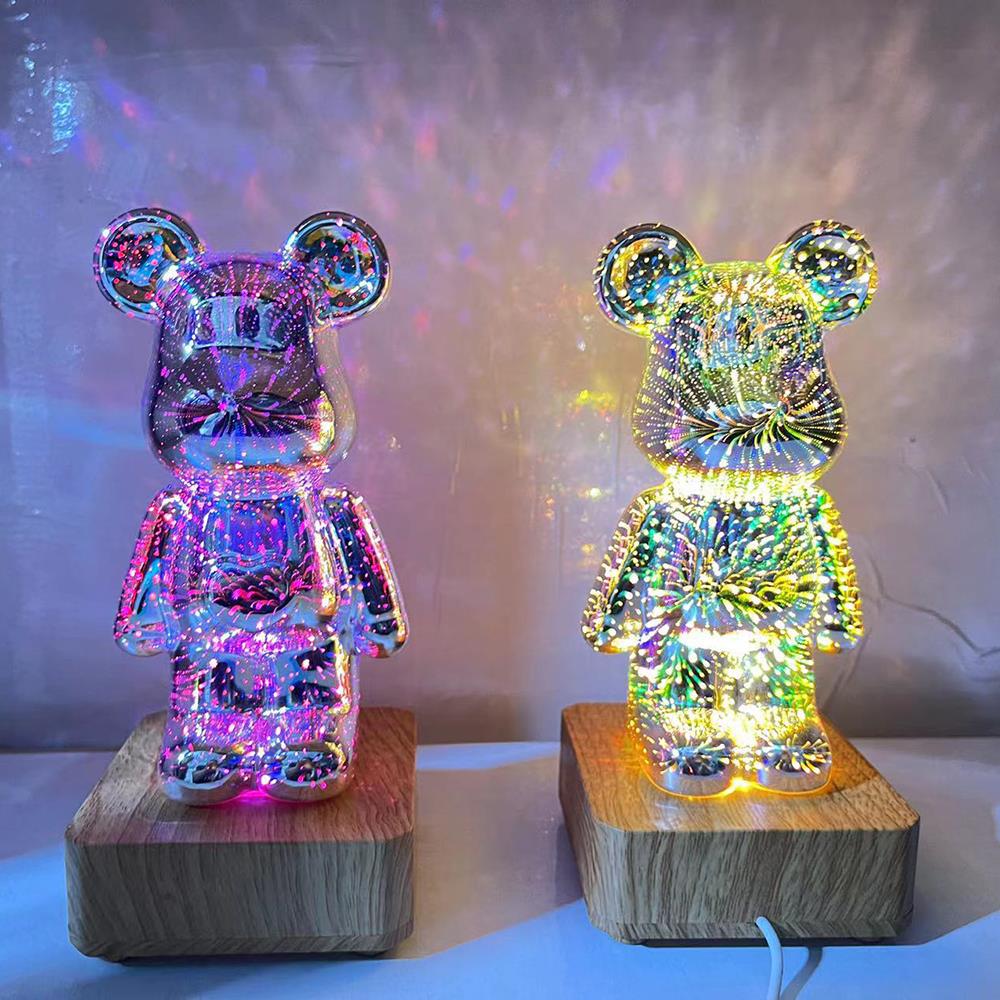 3D Firework Bear Lamp – Thing Of Vibe
